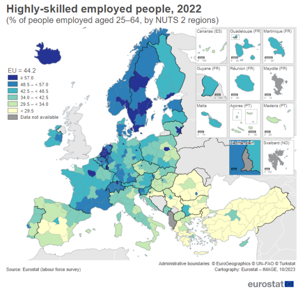 Eurostat: Η Ελλάδα έχει έλλειμμα εξειδικευμένων εργαζόμενων - Τι δείχνουν τα στοιχεία | Ημερησία